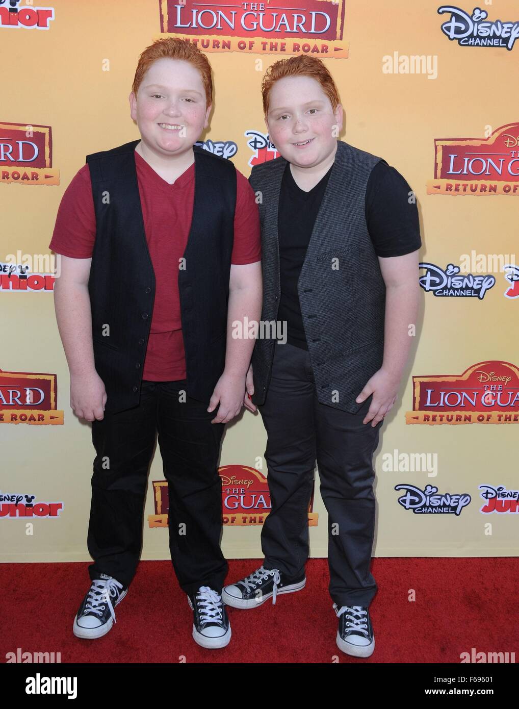 Burbank, CA. 14th Nov, 2015. Matthew Royer, Benjamin Royer at arrivals ...