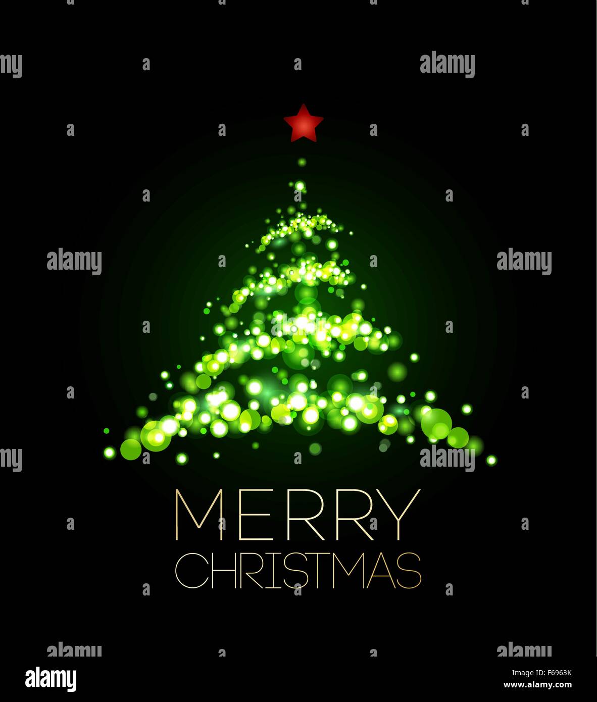 Blurred christmas tree lights new Stock Vector Images - Alamy