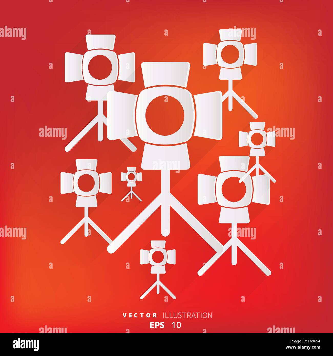 spotlight icon. light for photocamera Stock Vector Image & Art - Alamy