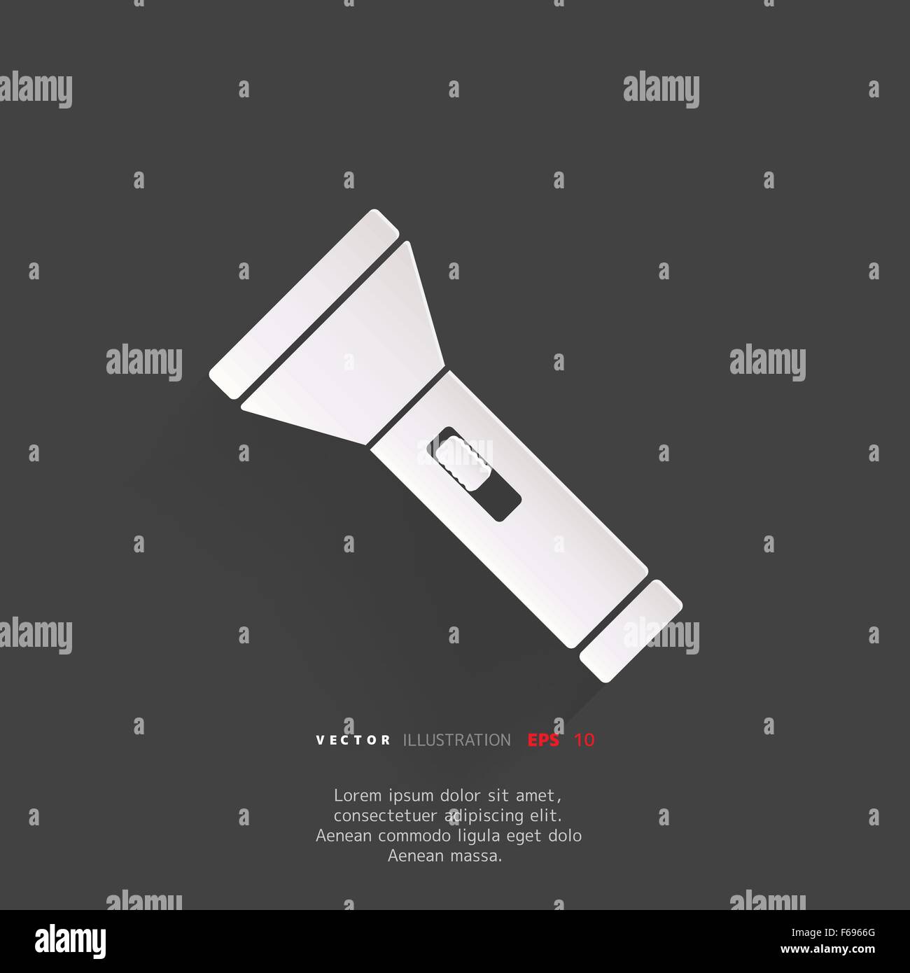 Flashlight off Stock Vector Images - Alamy
