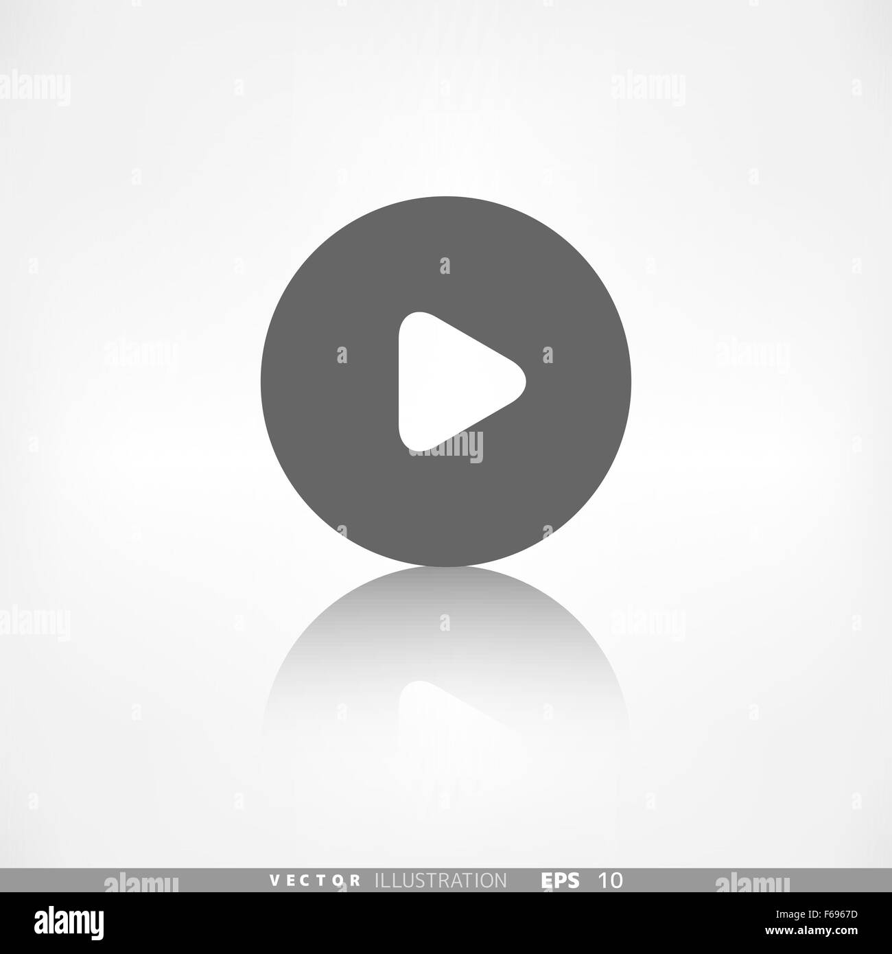 Media play icon. Start music symbol Stock Vector Image & Art - Alamy