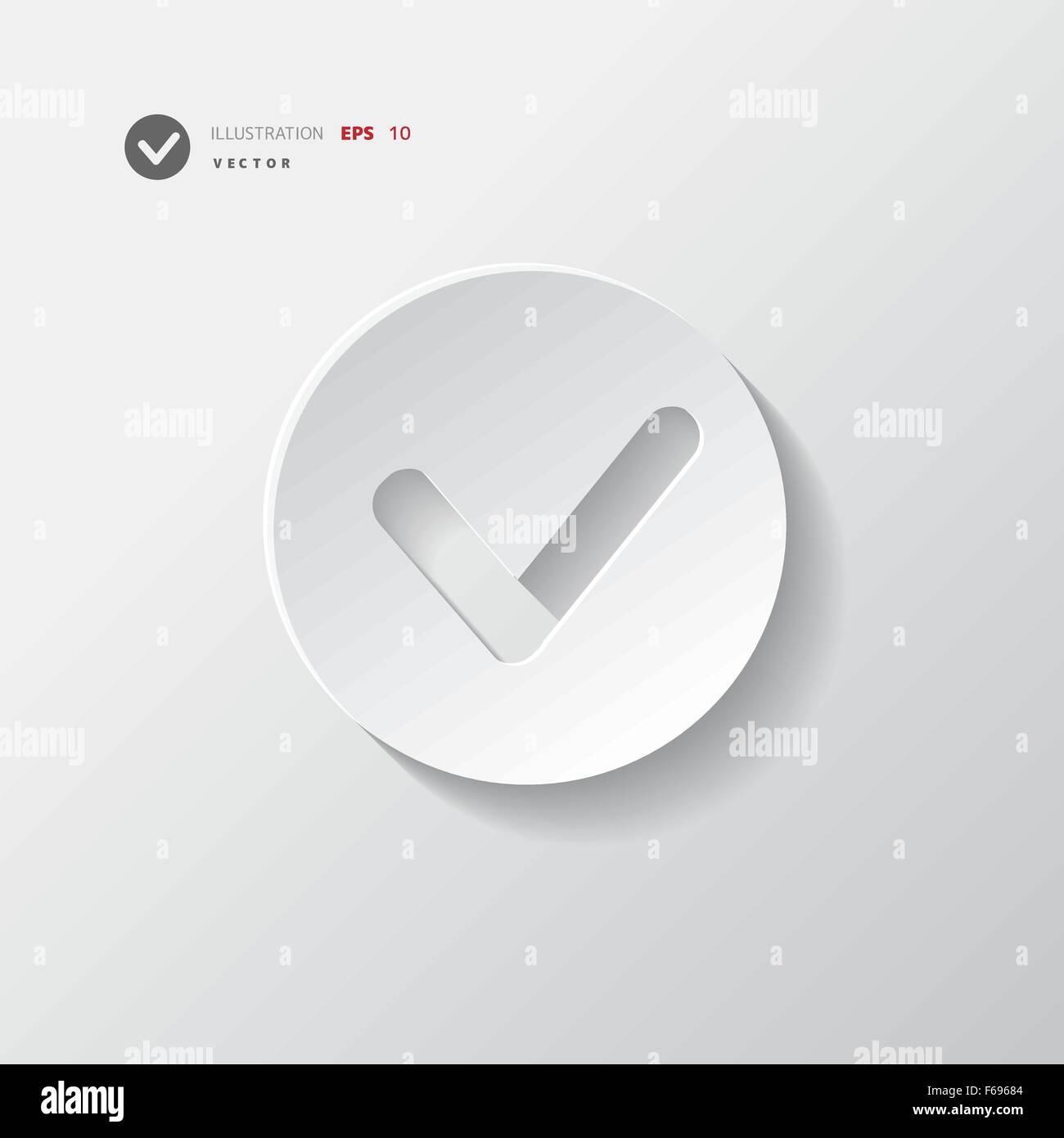 Accepr icon. Yes, ok symbol Stock Vector Image & Art - Alamy