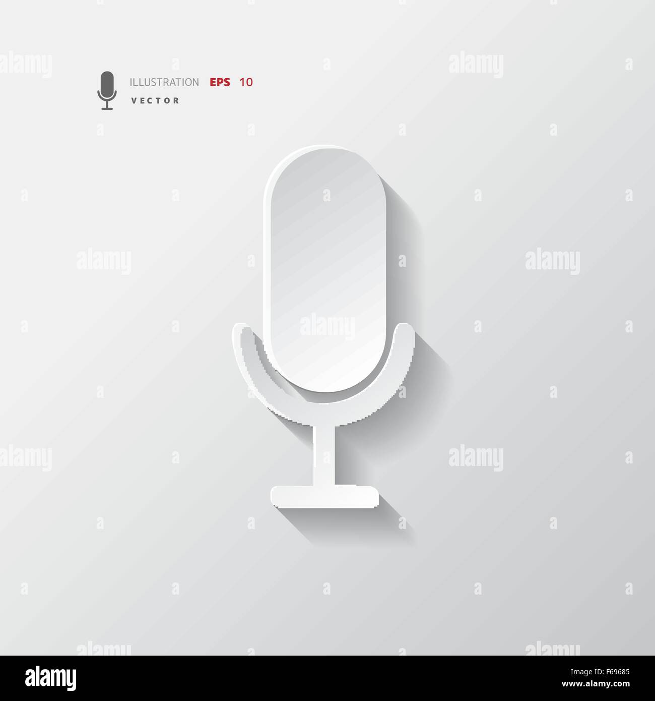 Microphone icon. Voice recording Stock Vector Image & Art - Alamy