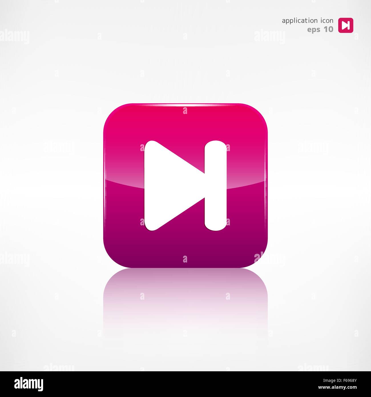 Next track web icon.Media player Stock Vector Image & Art - Alamy