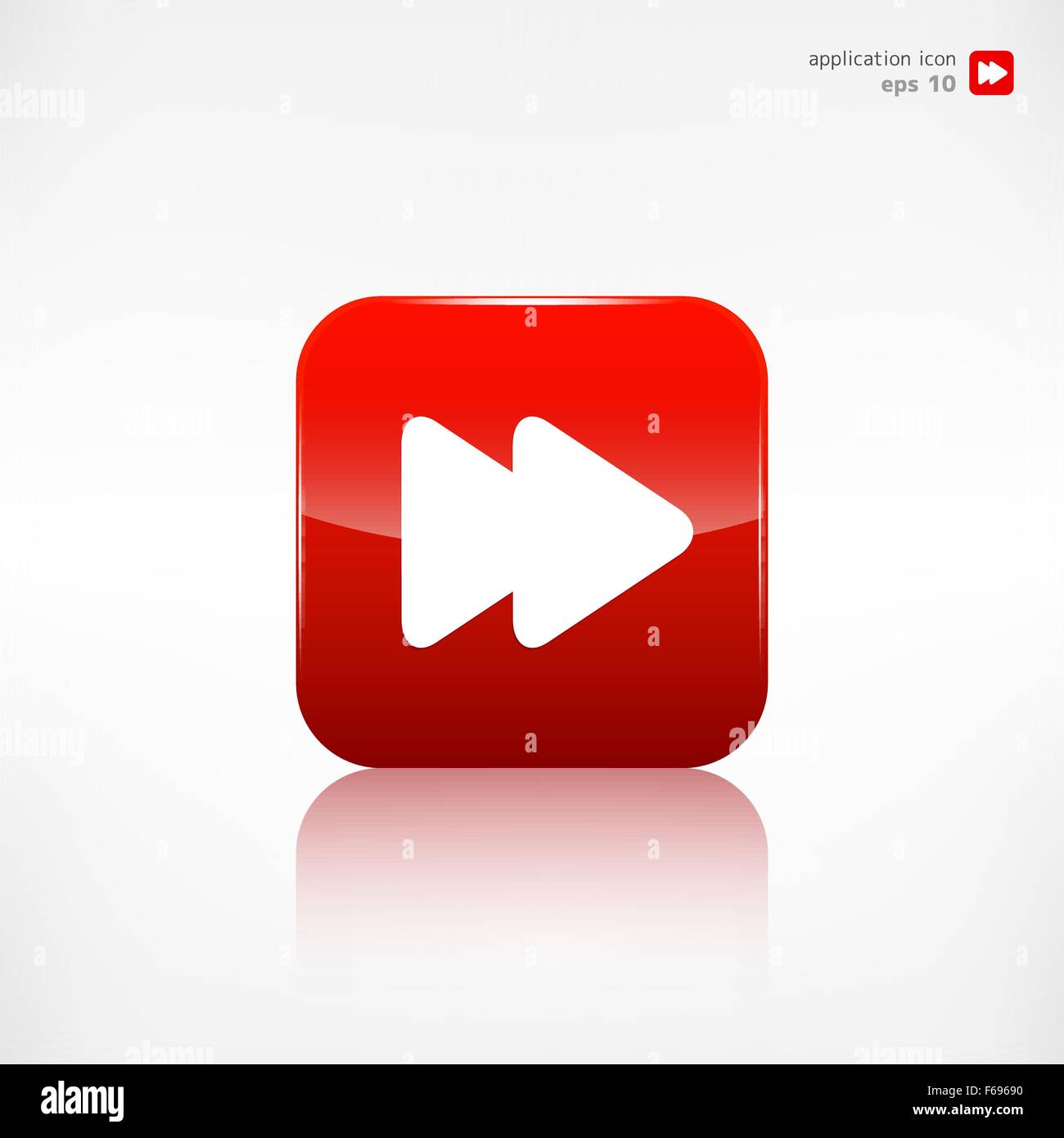 Forward or skip icon. Media player Stock Vector Image & Art - Alamy