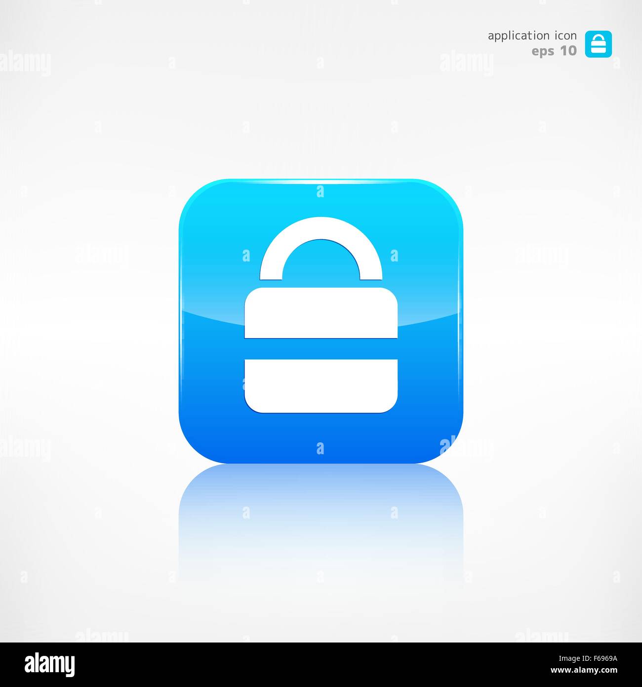 Padlock web icon Stock Vector Image & Art - Alamy