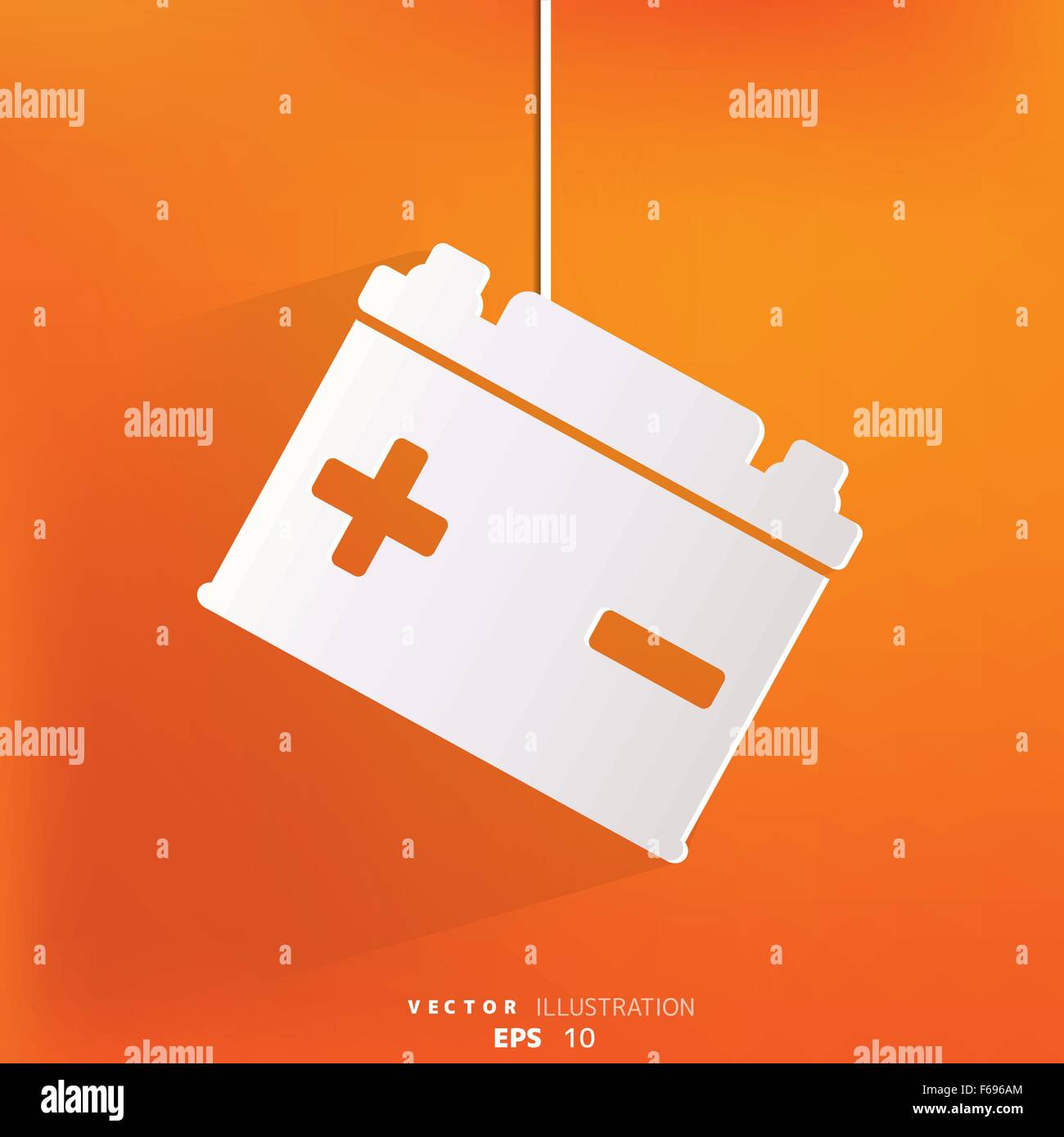 Car battery icon Stock Vector Image & Art - Alamy