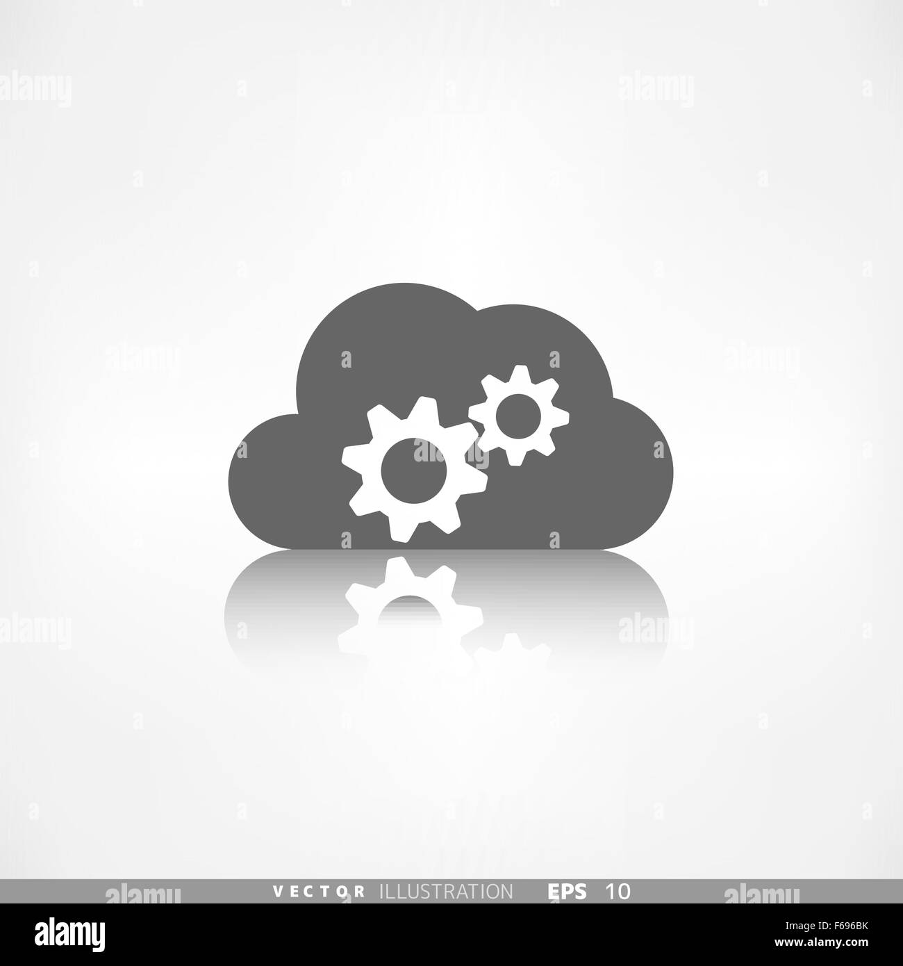 Application cloud settings icon. Data storage Stock Vector Image & Art ...