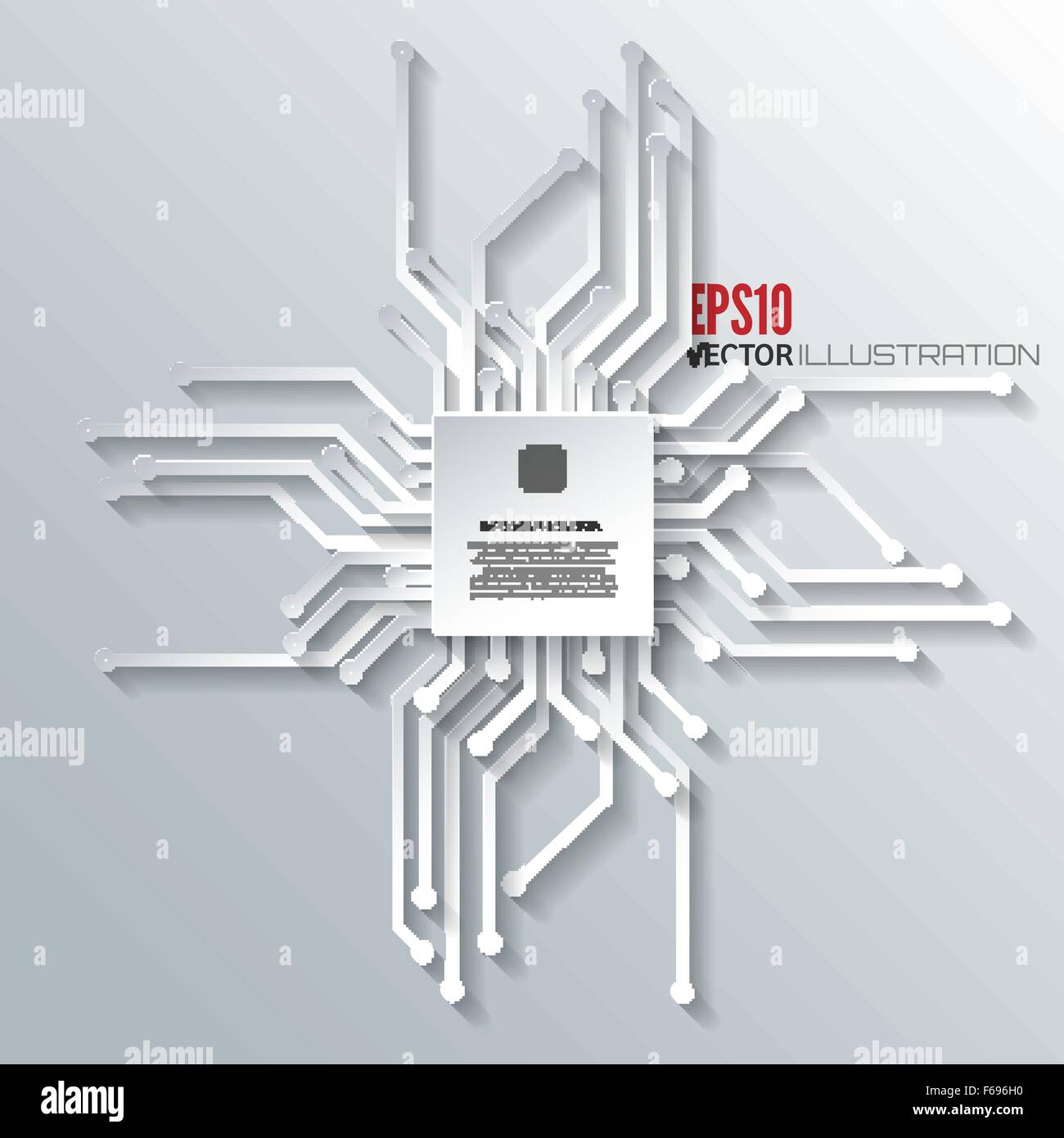 Abstract integrated circuit. Business background Stock Vector Image ...