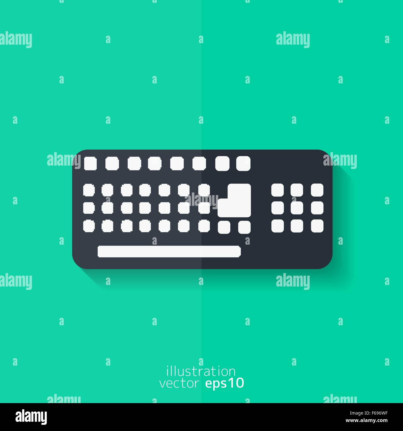 Pc keyboards Stock Vector Images - Alamy