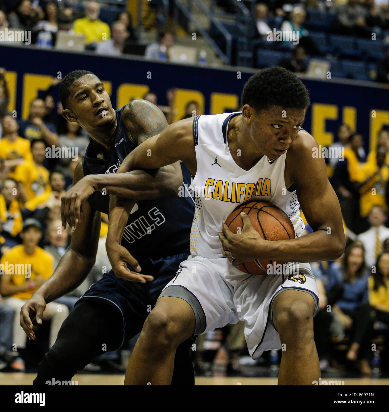 Berkeley USA CA. 13th Nov, 2015. California F # 1 Freshman Ivan Rabb ...