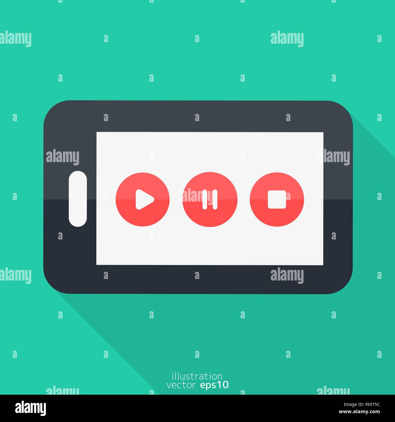 Clapper mobile phone app Stock Vector Images - Alamy