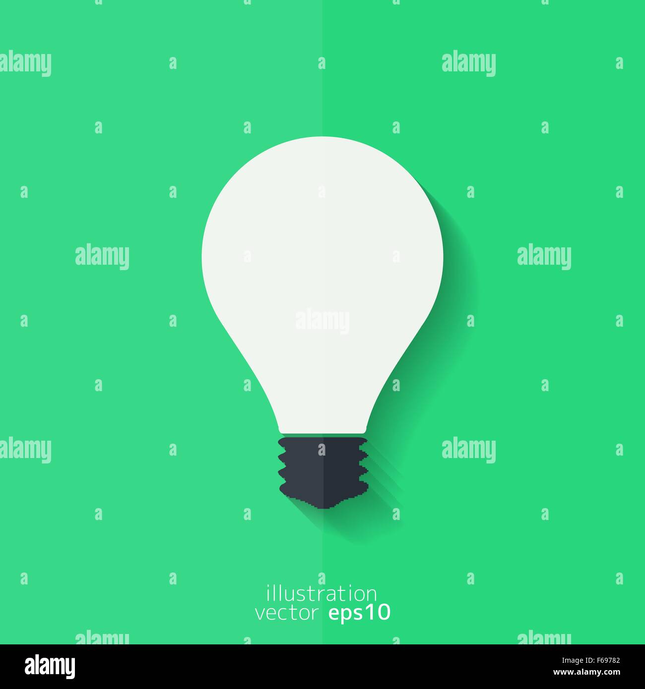 Light bulb black flat hi-res stock photography and images - Alamy