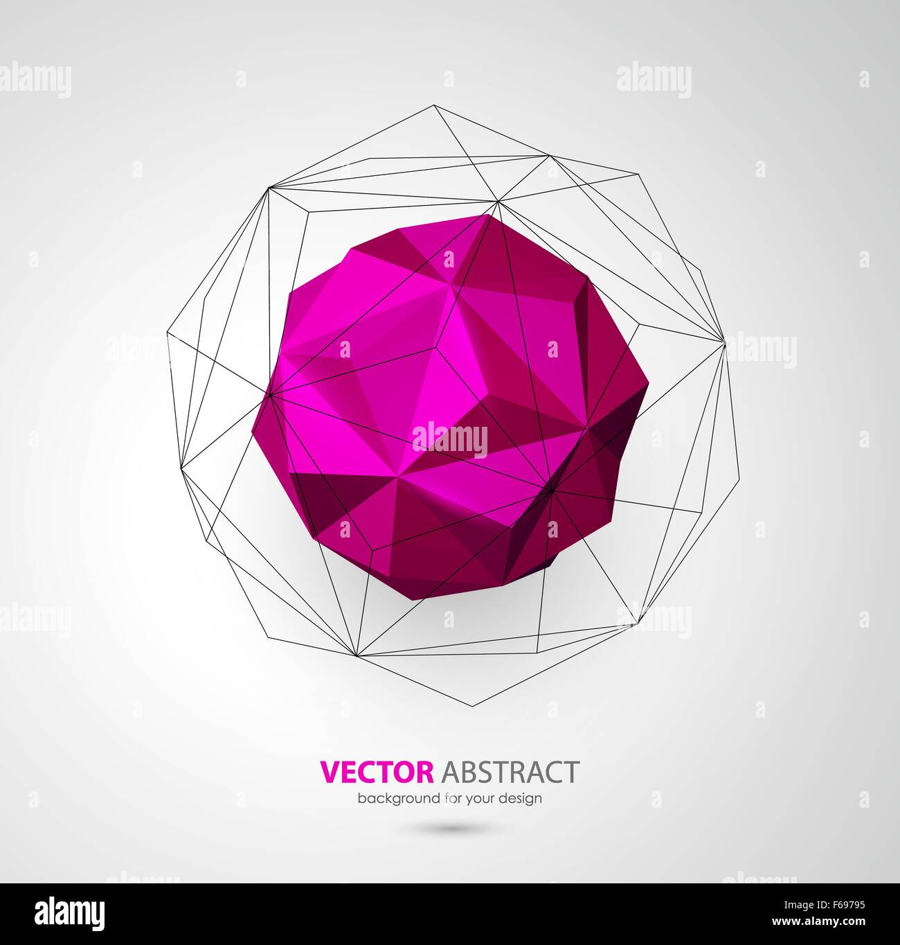 Vector geometric background with triangles Stock Vector Image & Art - Alamy