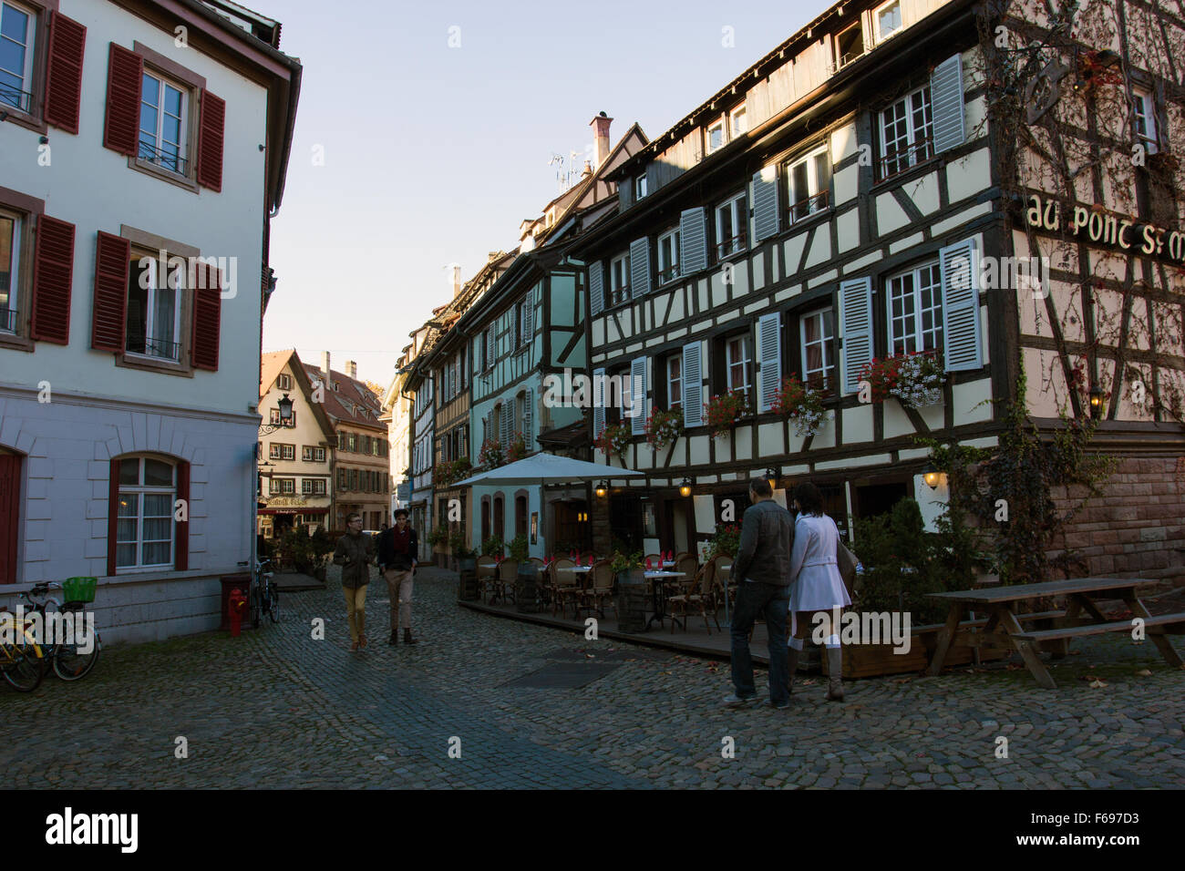 Strasbourg street people Stock Photo - Alamy