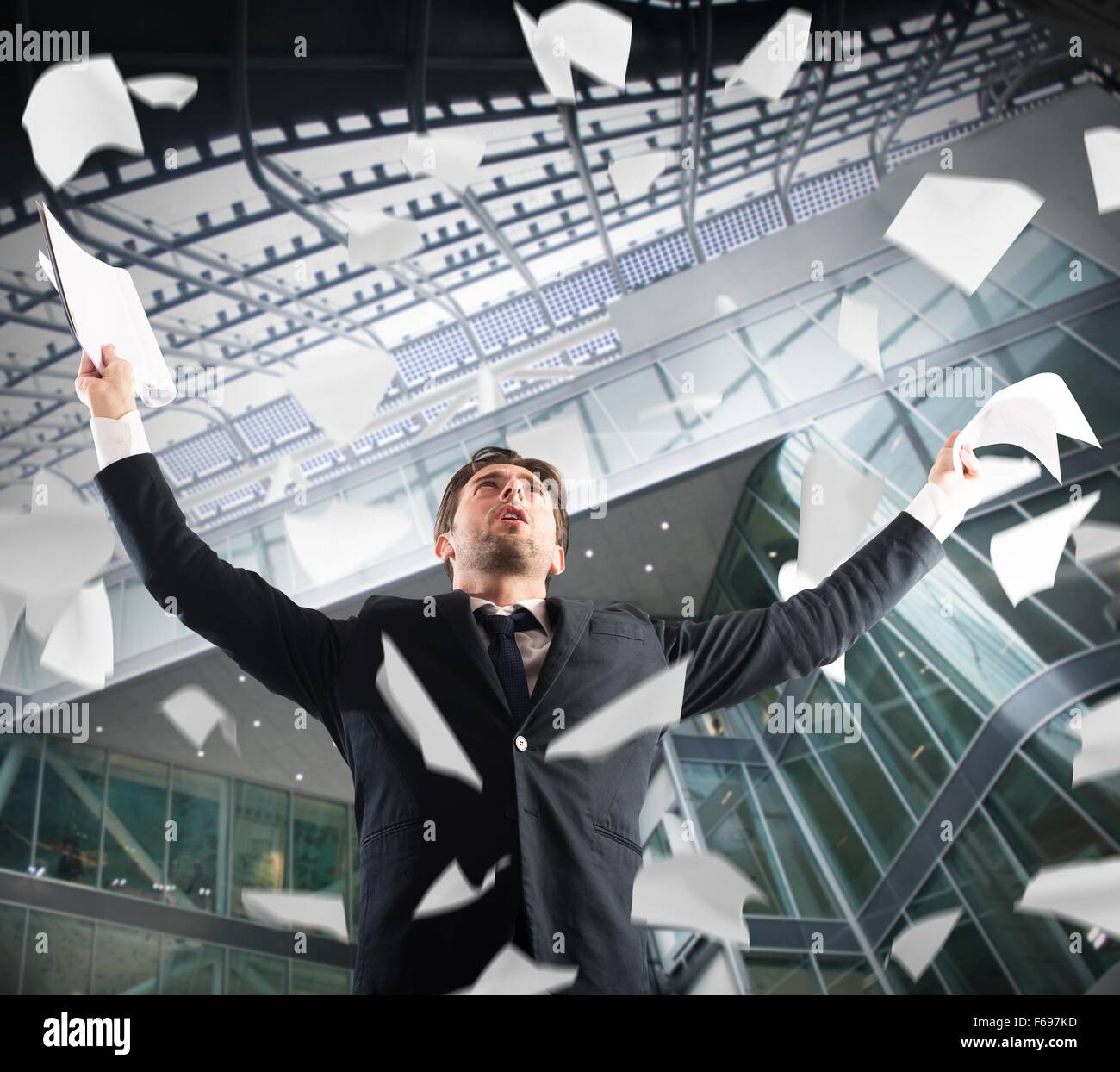 Cheer for job satisfaction Stock Photo - Alamy