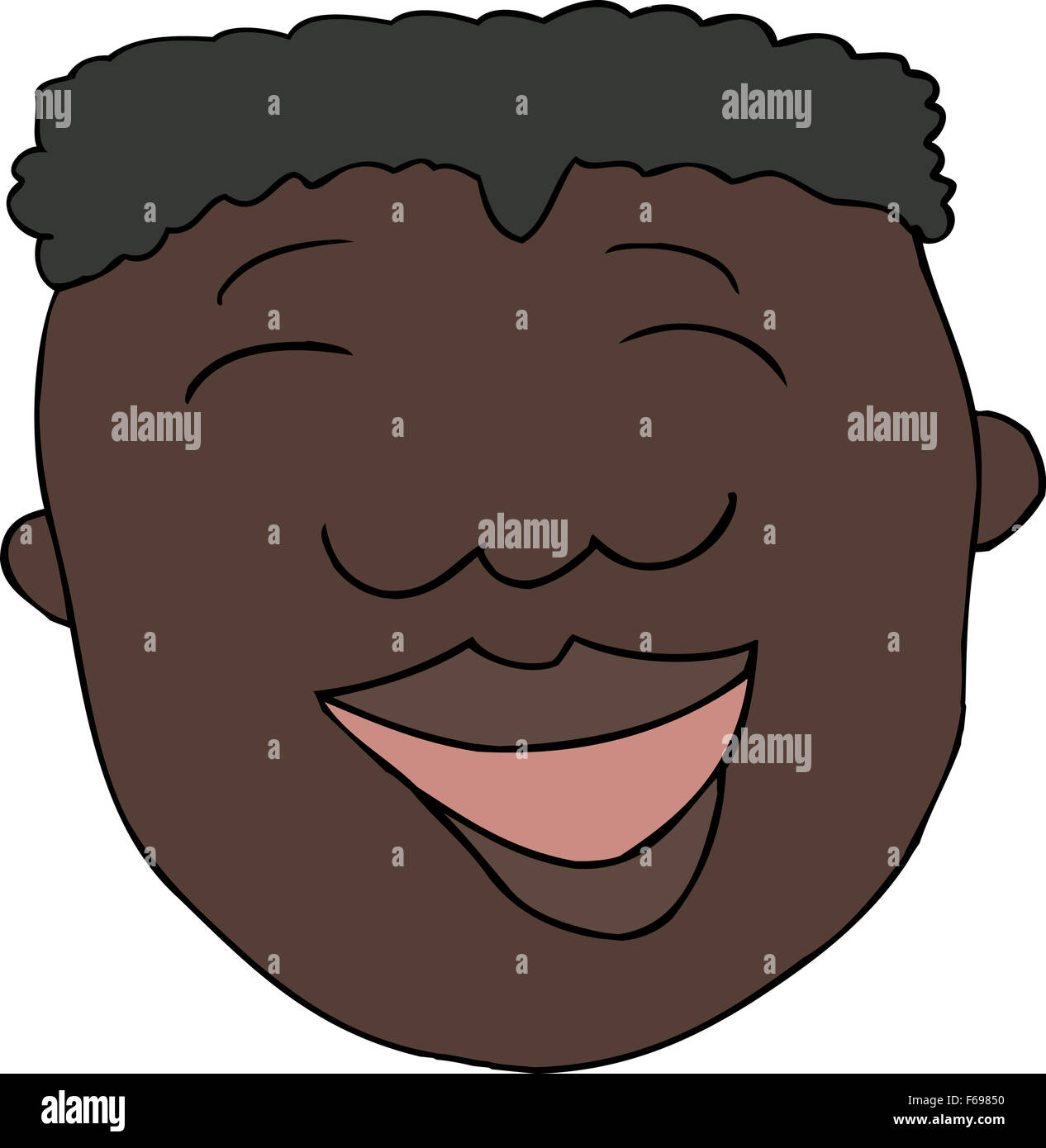 Man laughing clip art hi-res stock photography and images - Alamy