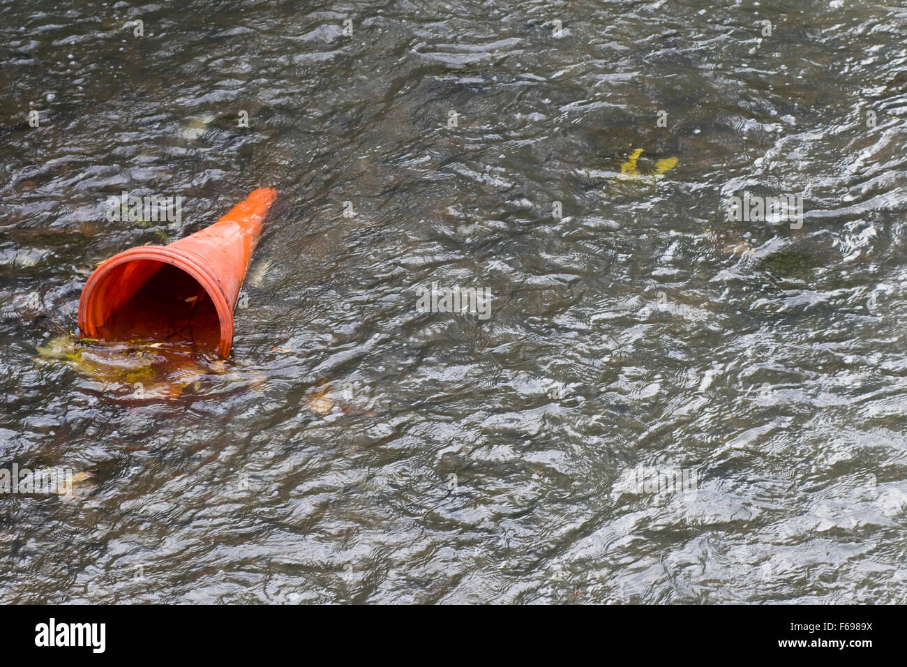 Floating road cone hi-res stock photography and images - Alamy