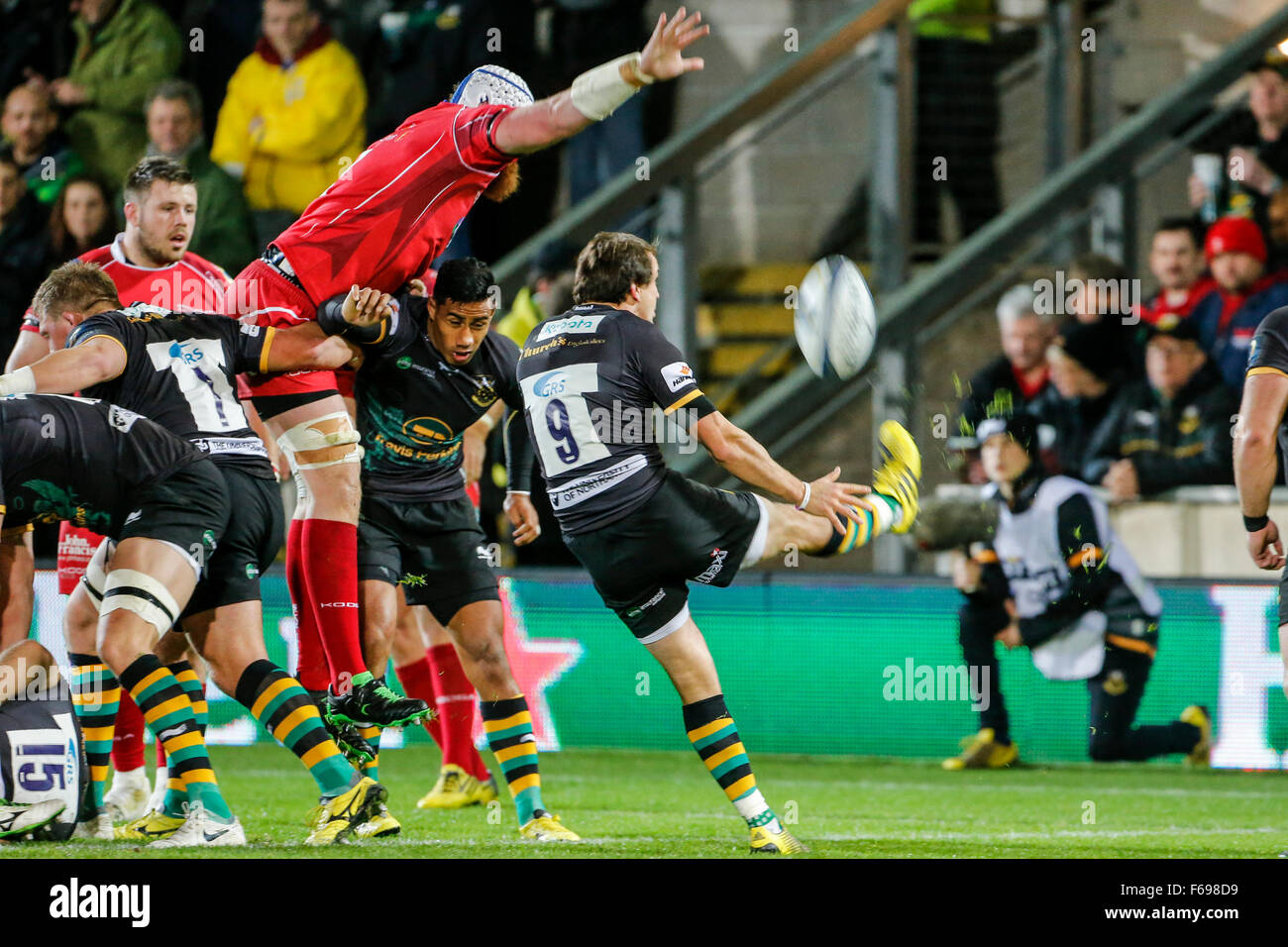 Frankin Gardens, Northampton, UK. 14th Nov, 2015. European Rugby ...