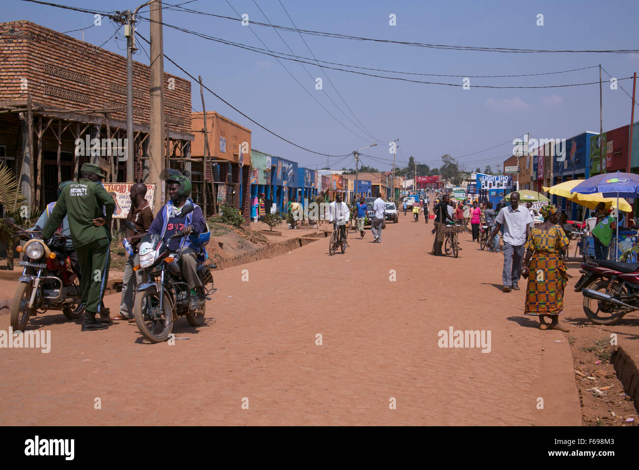 The main road in Kayonza, Rwanda Stock Photo - Alamy