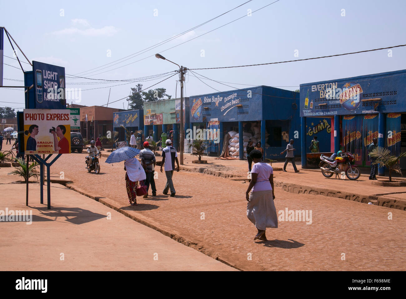 The main road in Kayonza, Rwanda Stock Photo - Alamy