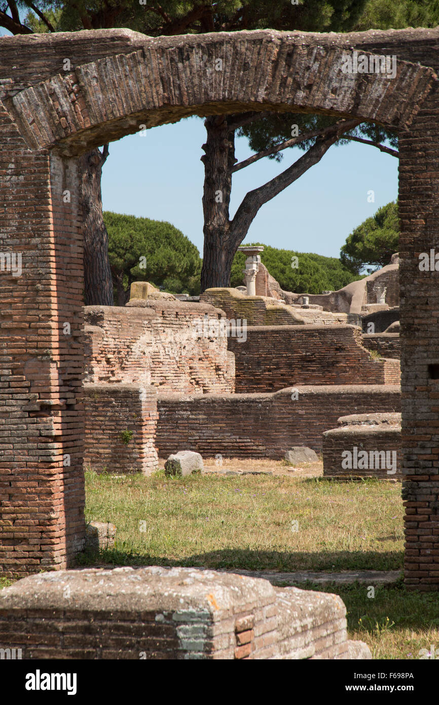 Ostia Antica, Rome, Italy Stock Photo - Alamy