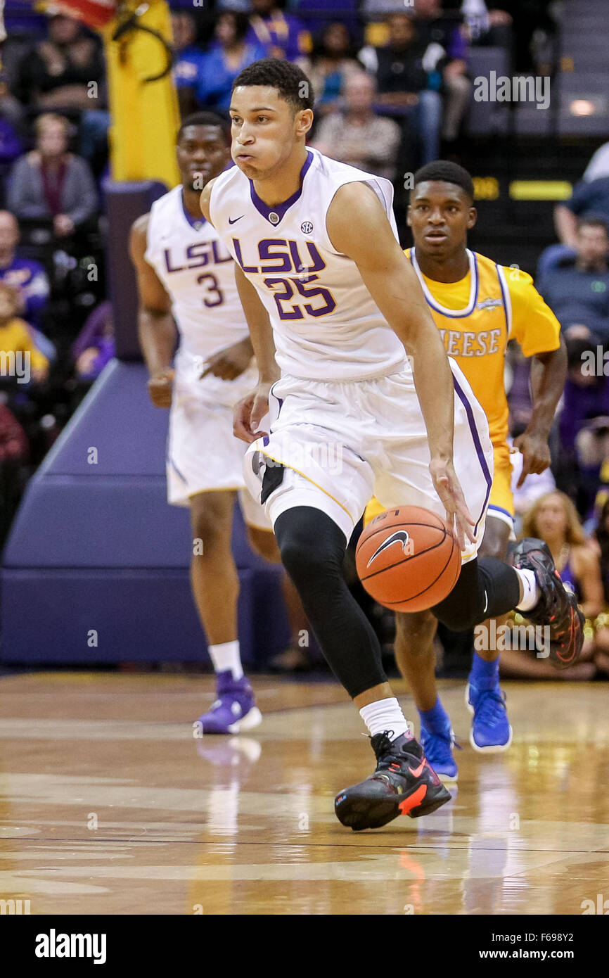 Baton Rouge, LA, USA. 13th Nov, 2015. LSU Tigers forward Ben Simmons ...