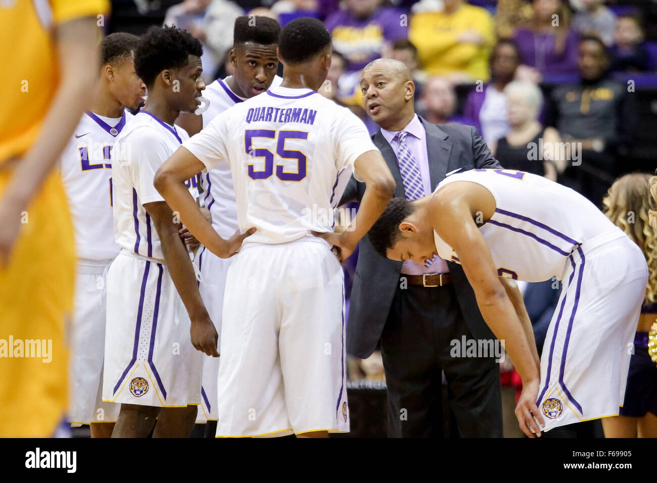 Baton Rouge, LA, USA. 13th Nov, 2015. LSU Tigers head coach Johnny ...