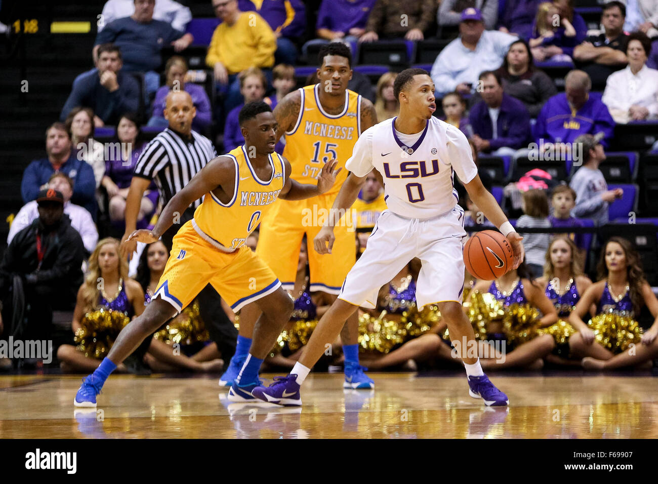 Baton Rouge, LA, USA. 13th Nov, 2015. LSU Tigers guard Brandon Sampson ...