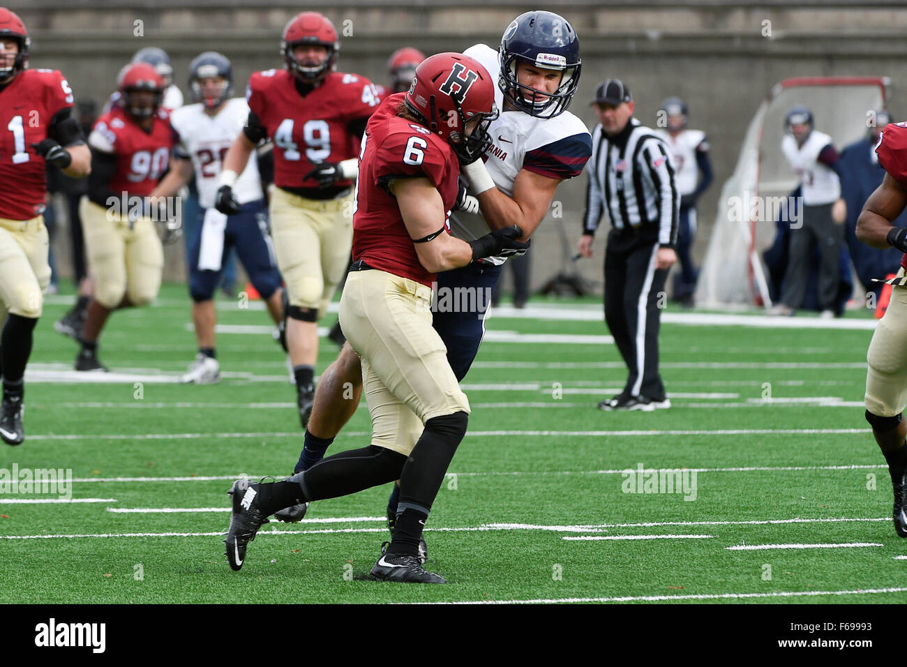 Saturday, November 14, 2015: Pennsylvania Quakers wide receiver Justin ...