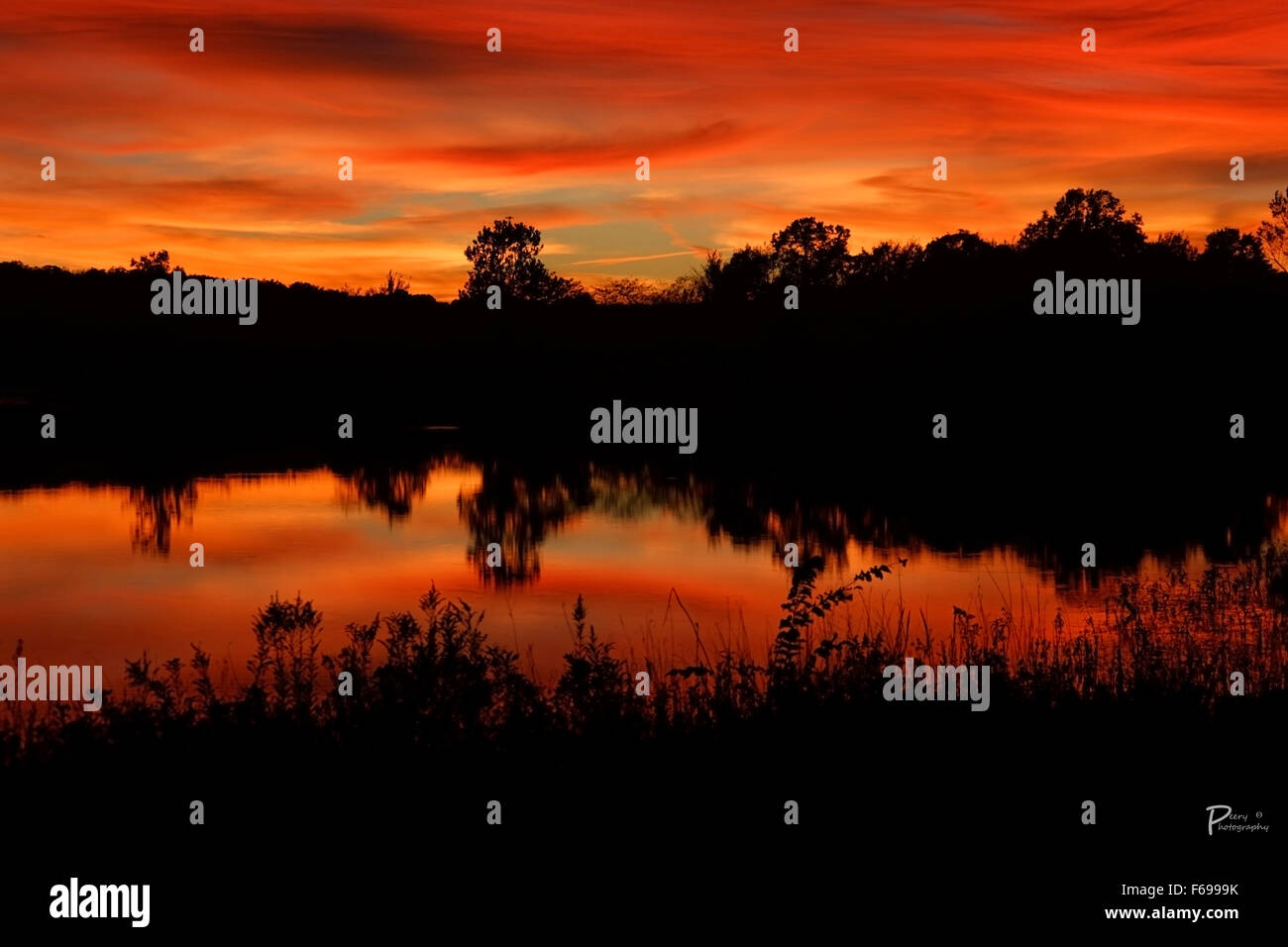 Purple sunset silhoutte hi-res stock photography and images - Alamy