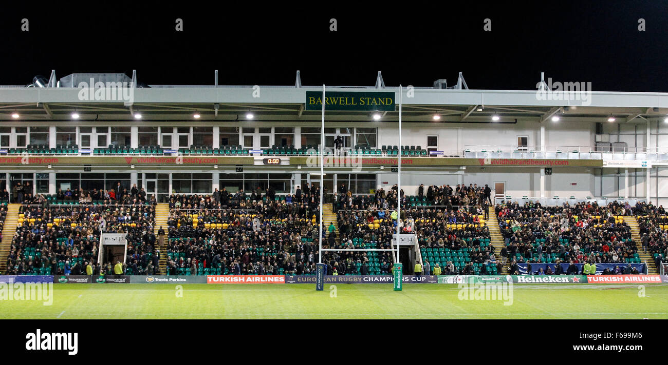 Frankin Gardens, Northampton, UK. 14th Nov, 2015. European Rugby ...