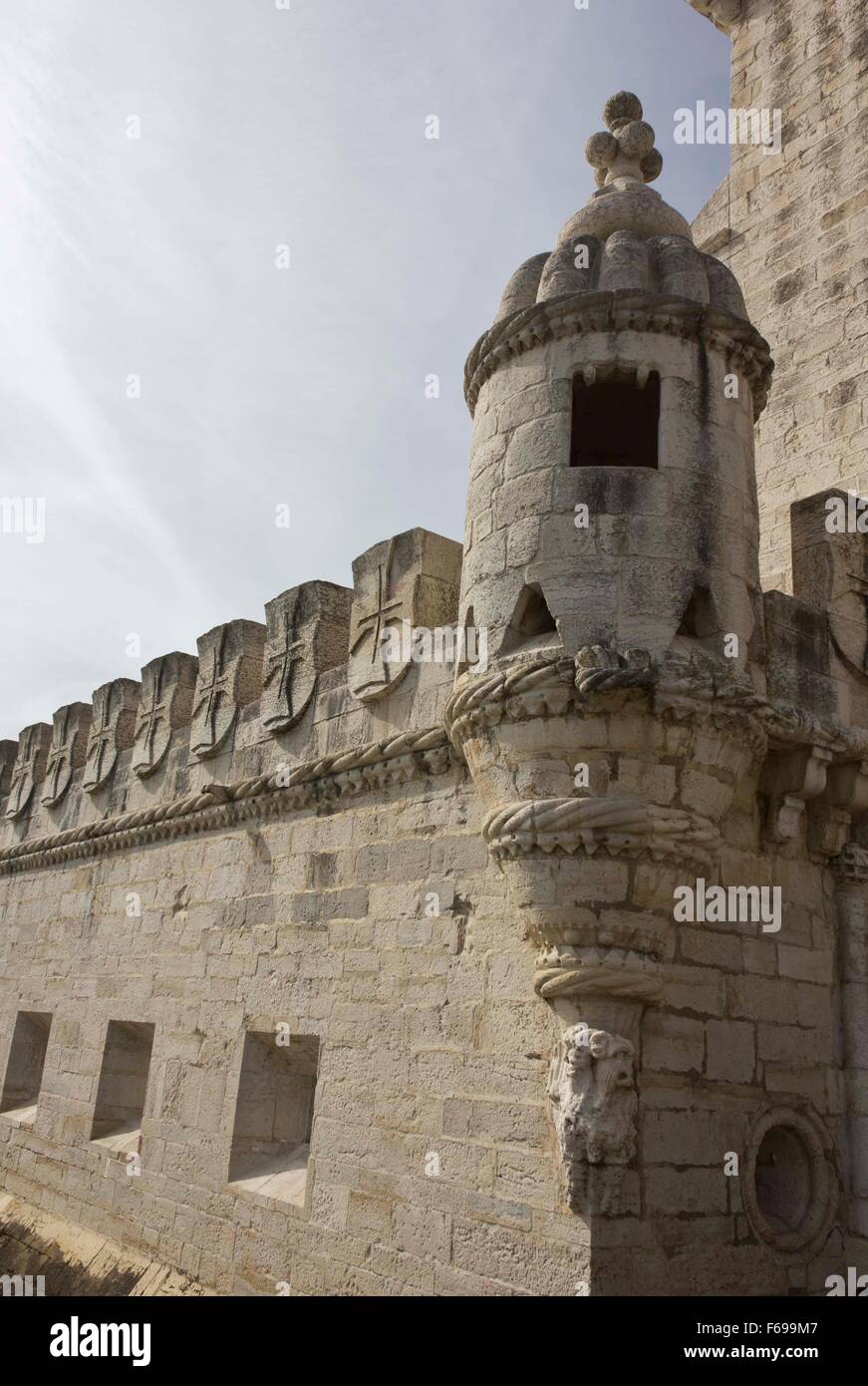 Belem tower turrets hi-res stock photography and images - Alamy