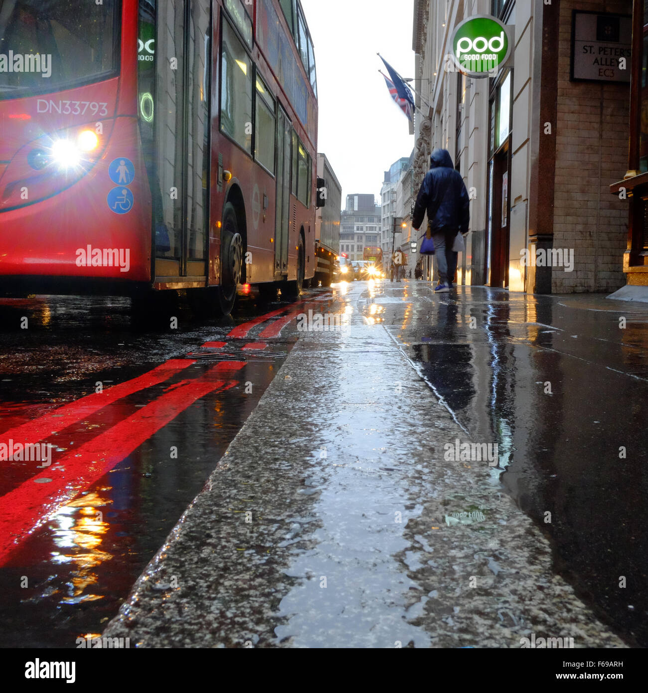 Walking Bus Rain High Resolution Stock Photography and Images - Alamy