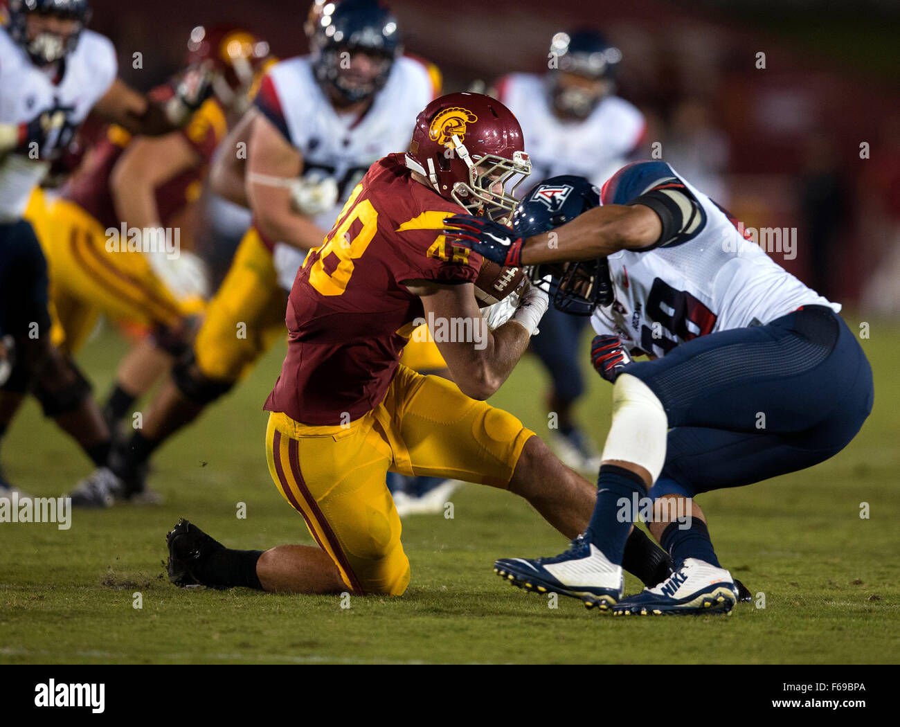 Los Angeles, CA, USA. 07th Nov, 2015. USC Trojans tight end (48) Taylor ...