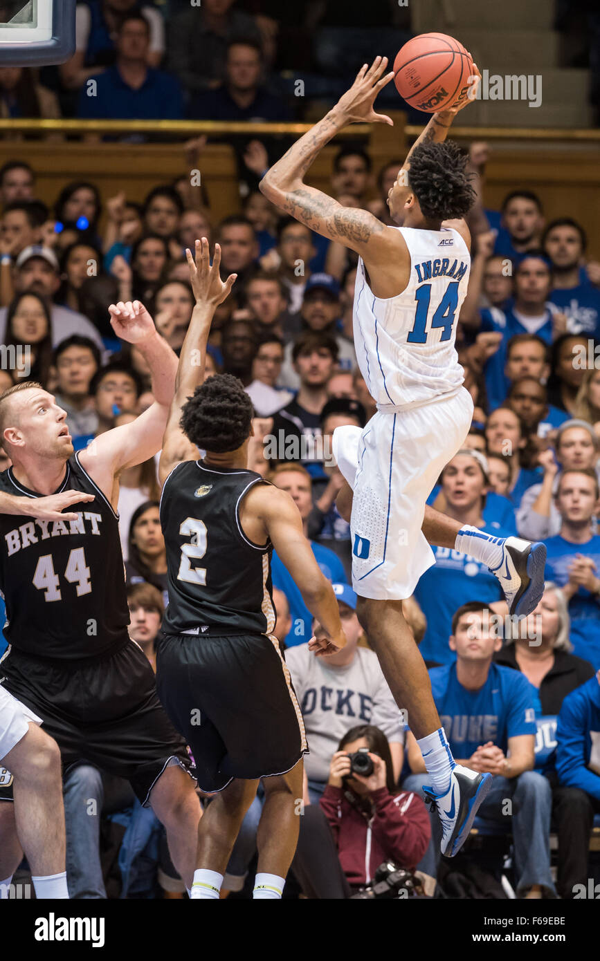 Durham, NC, USA. 14th Nov, 2015. Duke Blue Devils guard Brandon Ingram ...