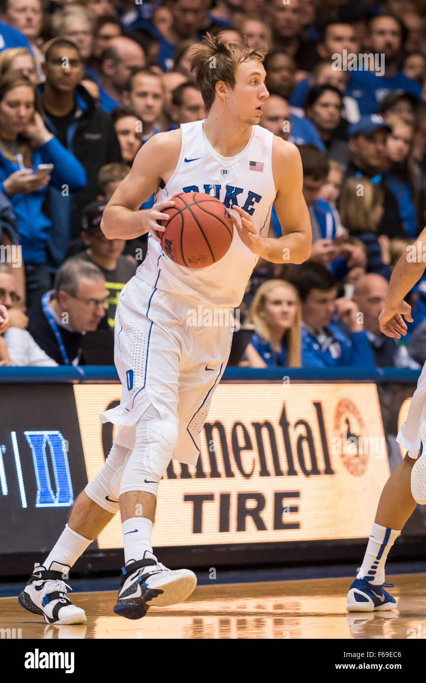 Durham, NC, USA. 14th Nov, 2015. Duke Blue Devils guard Luke Kennard (5 ...