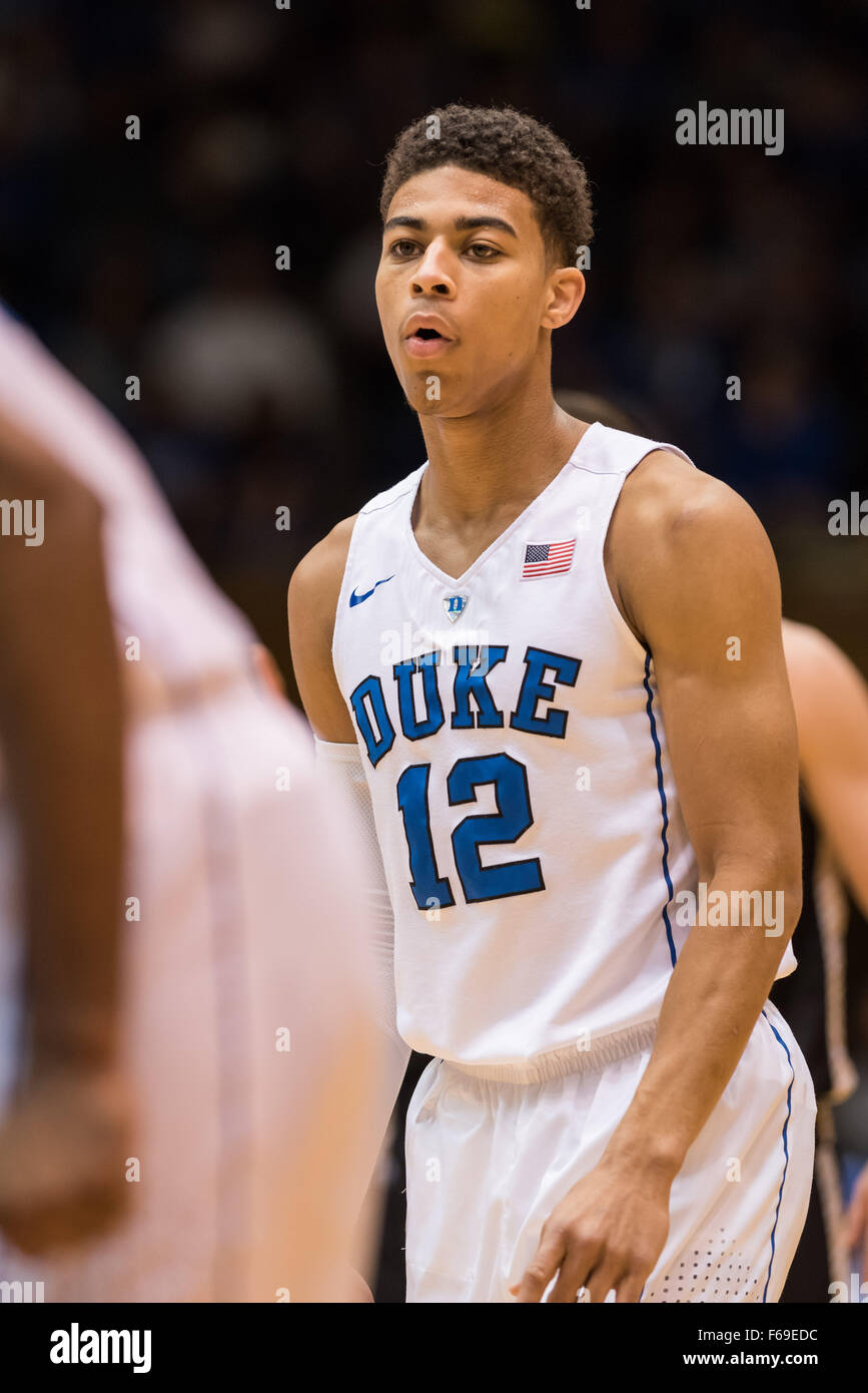 Durham, NC, USA. 14th Nov, 2015. Duke Blue Devils guard Derryck ...