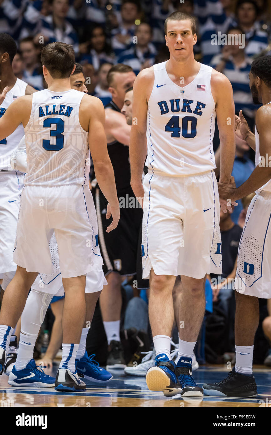 Durham, NC, USA. 14th Nov, 2015. Duke Blue Devils center Marshall ...