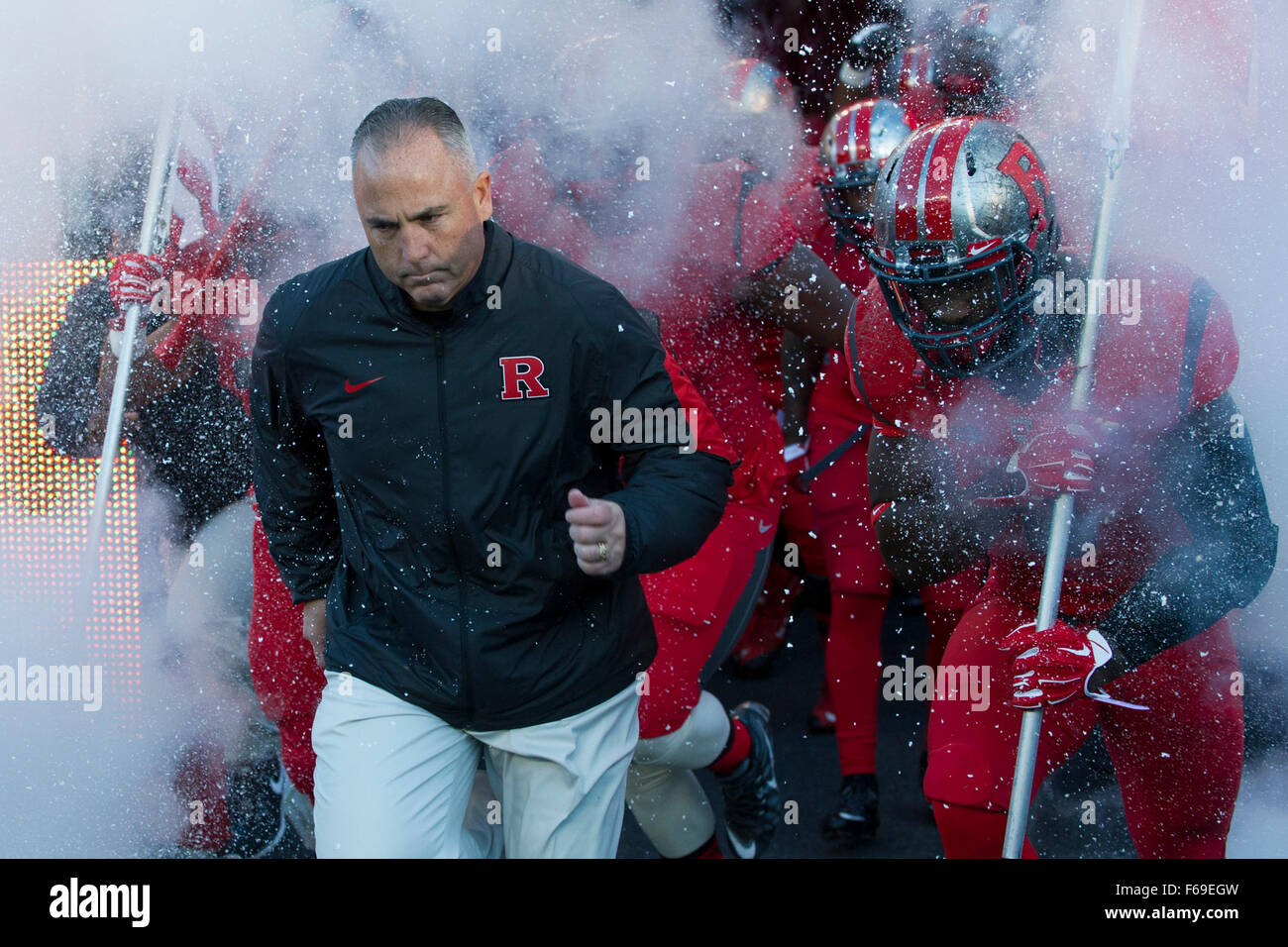 Piscataway, NJ, USA. 14th Nov, 2015. Rutgers Scarlet Knights head coach ...
