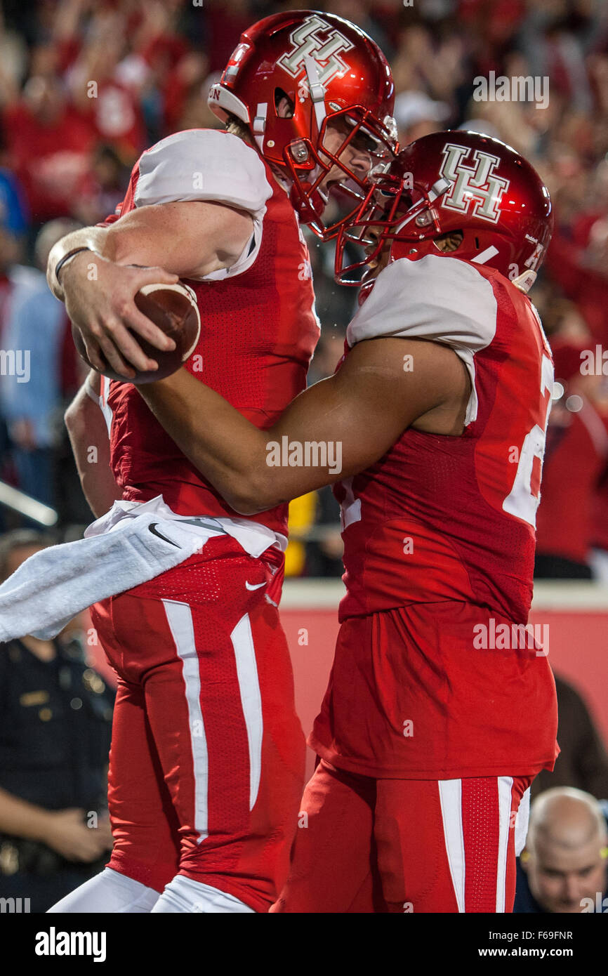Houston, TX, USA. 14th Nov, 2015. Houston Cougars quarterback Kyle ...