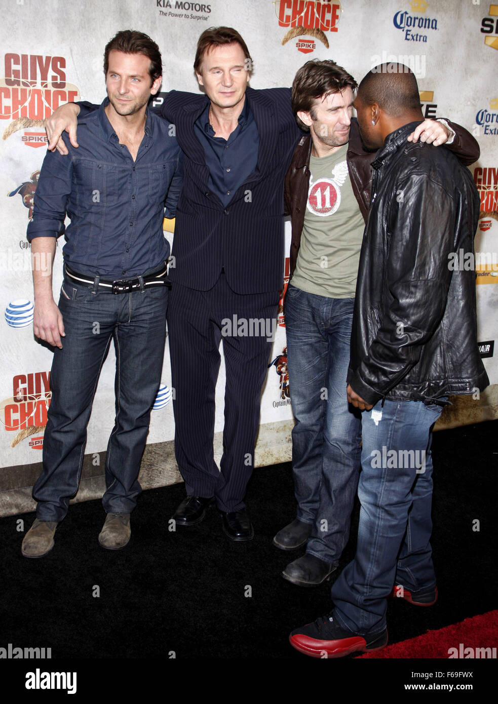 Bradley Cooper, Liam Neeson, Sharlton Copley and Quinton Jackson at the ...