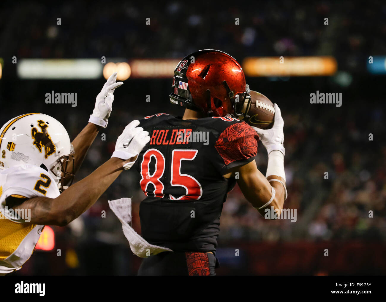 Half Time. 14th Nov, 2015. San Diego State University Aztec Wide ...