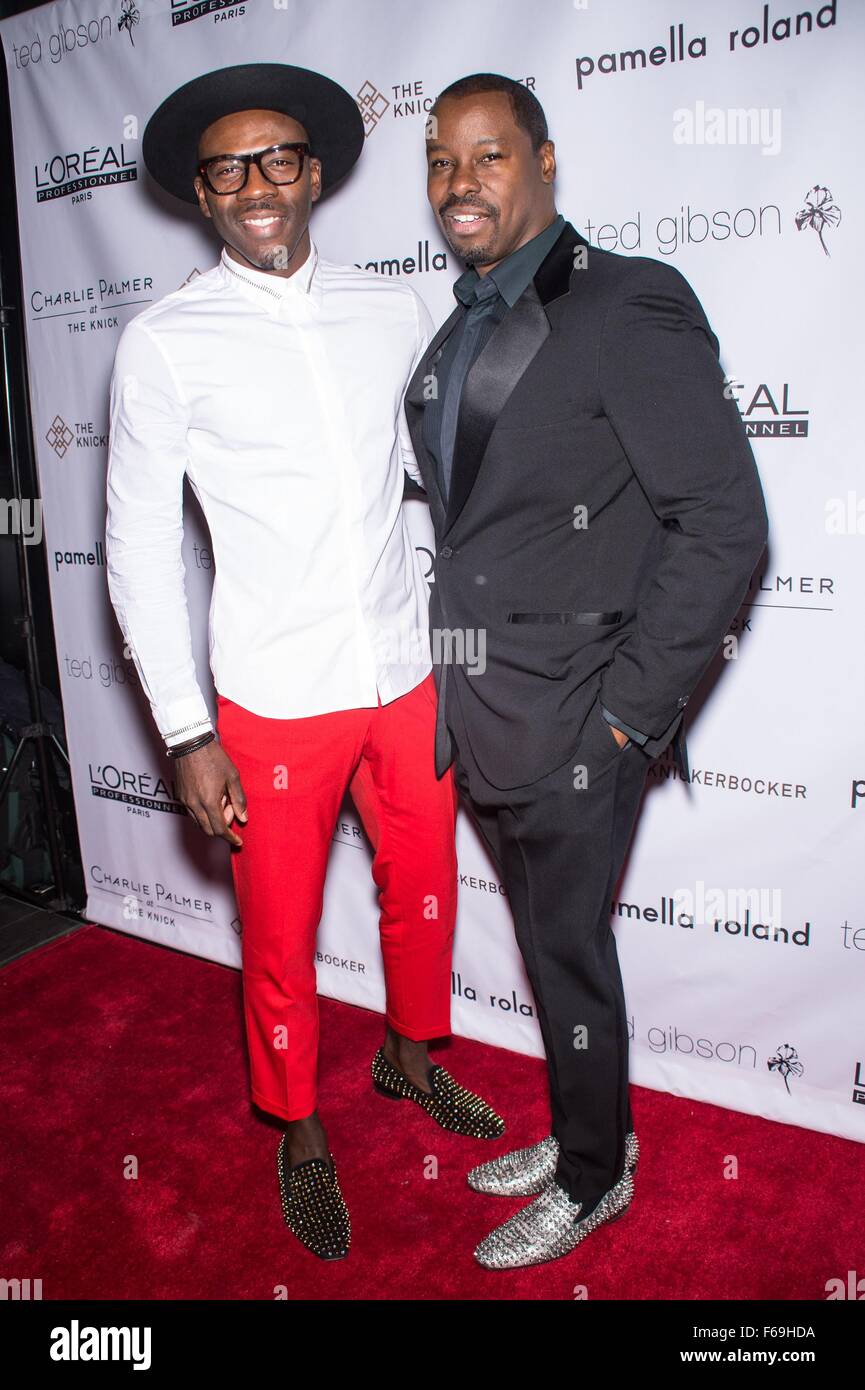New York, NY, USA. 14th Nov, 2015. Amos Winbush III, Ted Gibson at ...