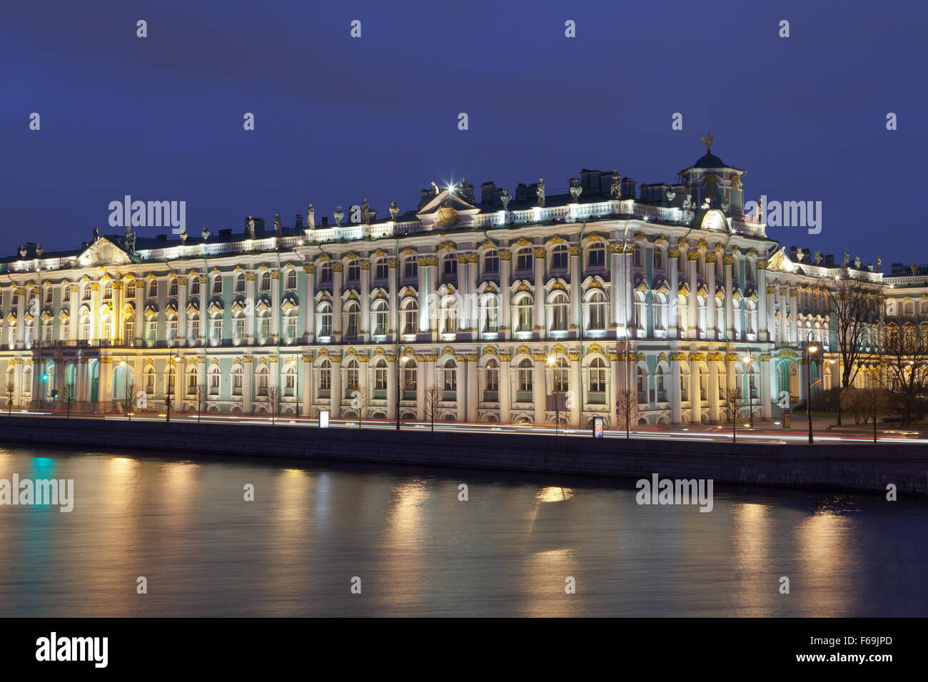 Winter Palace, Palace Embankment, St. Saint Petersburg, Russia Stock ...