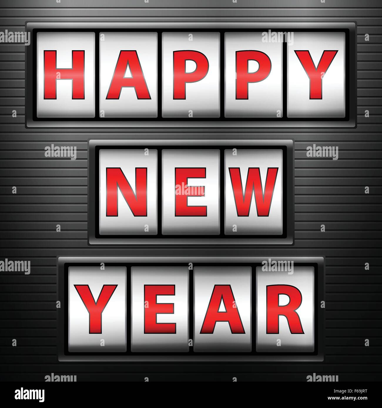 Happy new year text. Vector illustration Stock Vector Image & Art - Alamy
