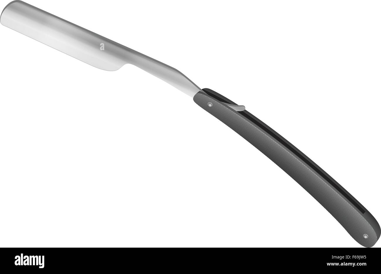 Straight razor Stock Vector Images - Alamy