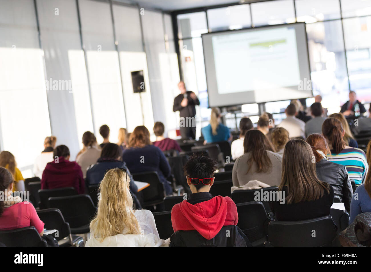 Faculty lecture and workshop Stock Photo - Alamy