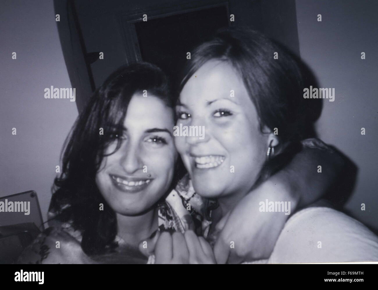 File photo of a young Amy Winehouse and best friend Juliette Ashby ...