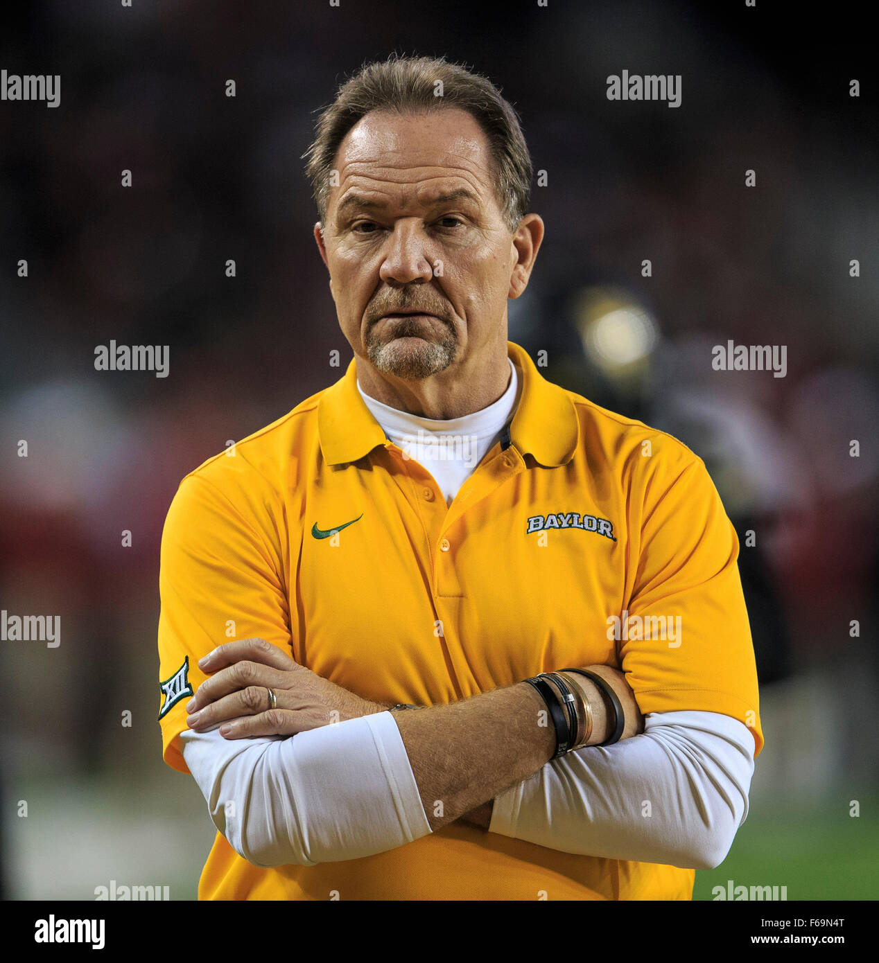 Waco, Texas, USA. 14th Nov, 2015. Baylor Bears defensive coordinator ...